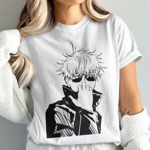 Gildan | Tops | Gojo Satoru Tshirt Jujutsu Kaisen Tshirt Best Anime ...